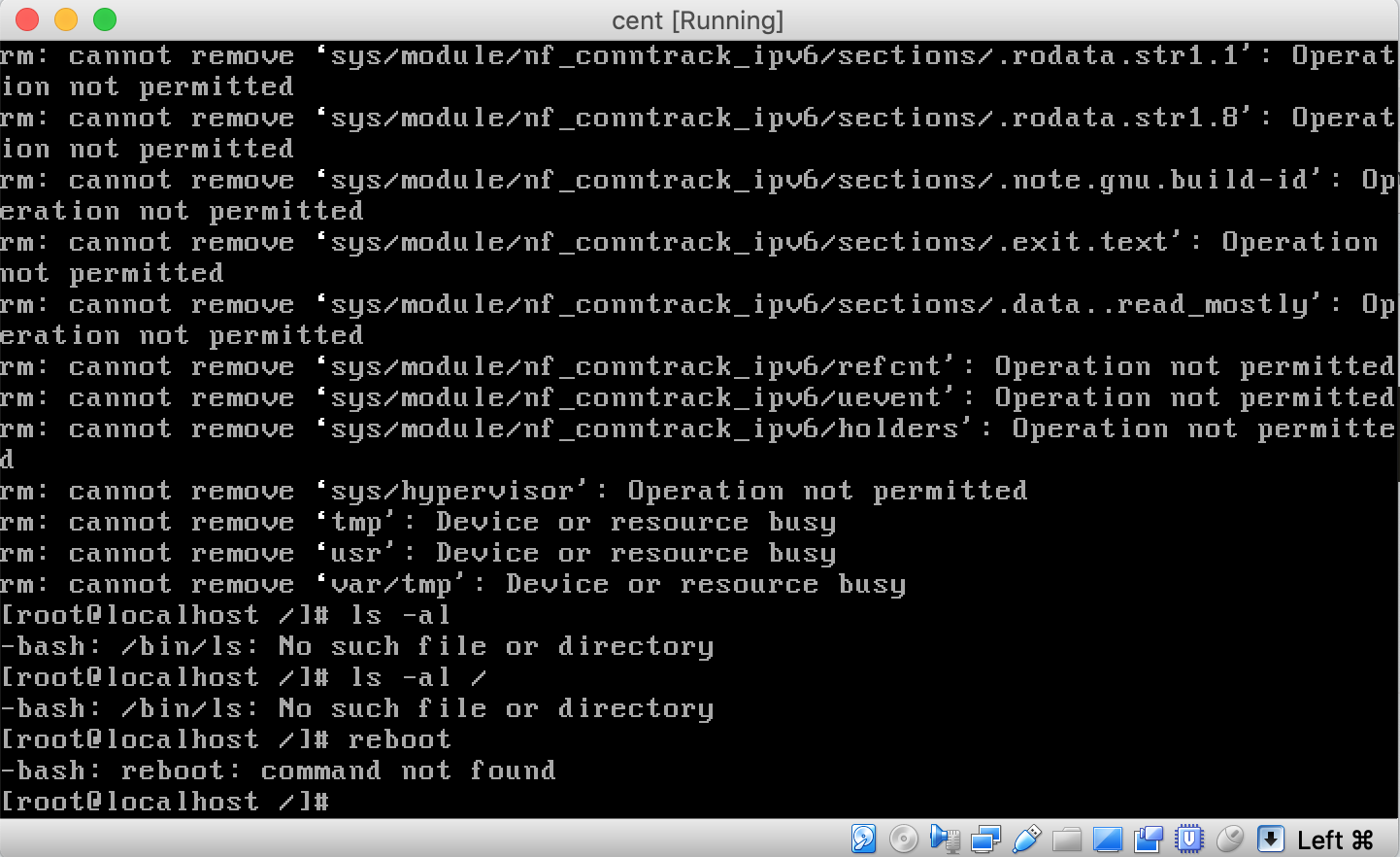 sudo rm -rf / を実行してみた その2 #Linux - Qiita