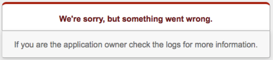 「We're sorry, but something went wrong.」のデバッグ方法【Ruby on Rails】 #Heroku - Qiita