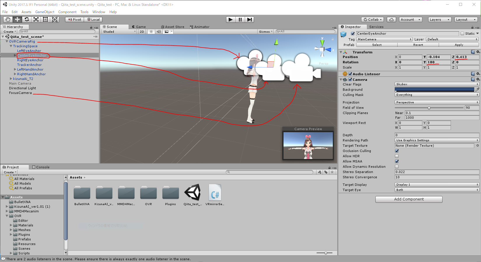 Oculus LiftとFinalIKを使ってバーチャルYoutuberになる方法 #Unity - Qiita
