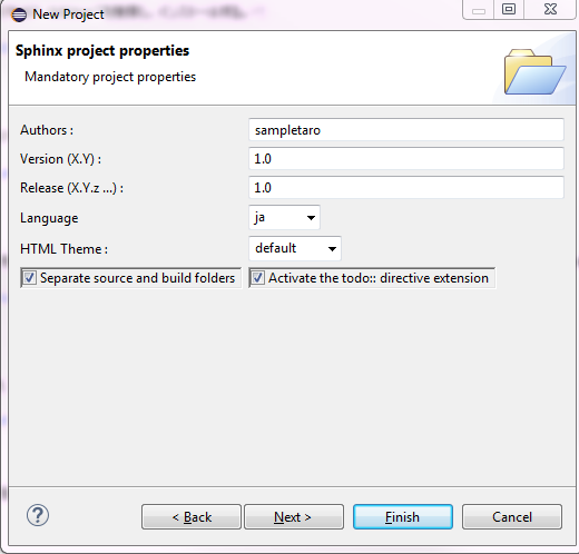 Sphinx+Eclipse環境構築メモ #Python - Qiita