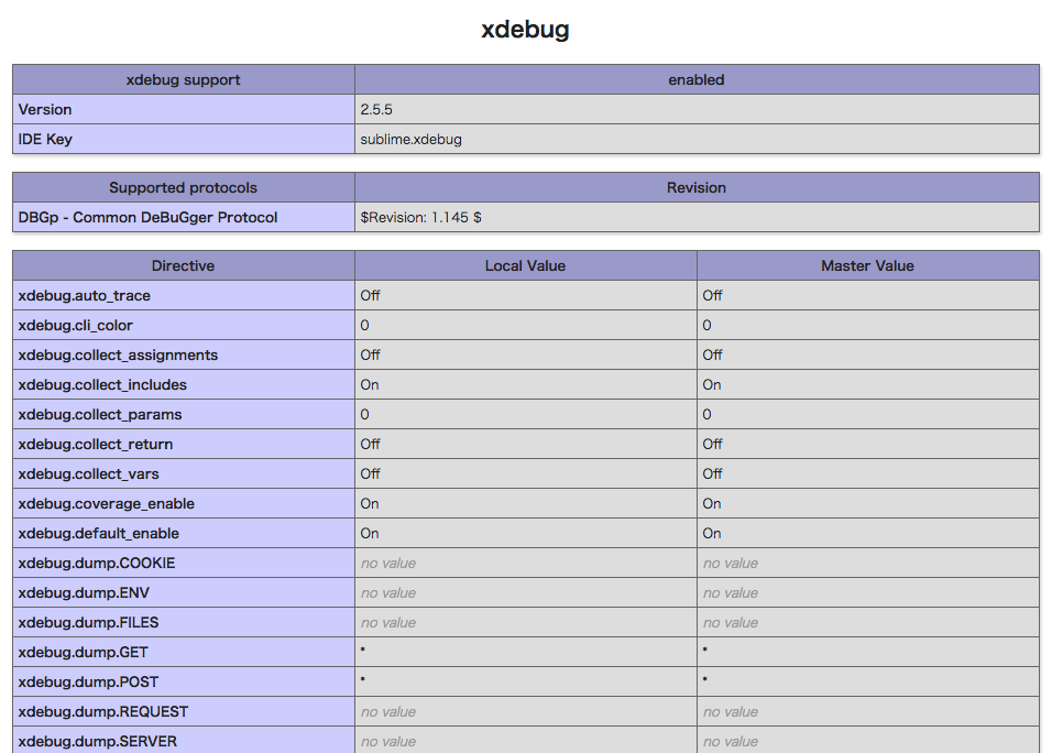 Sublime Text 3でxDebugを使う #PHP - Qiita
