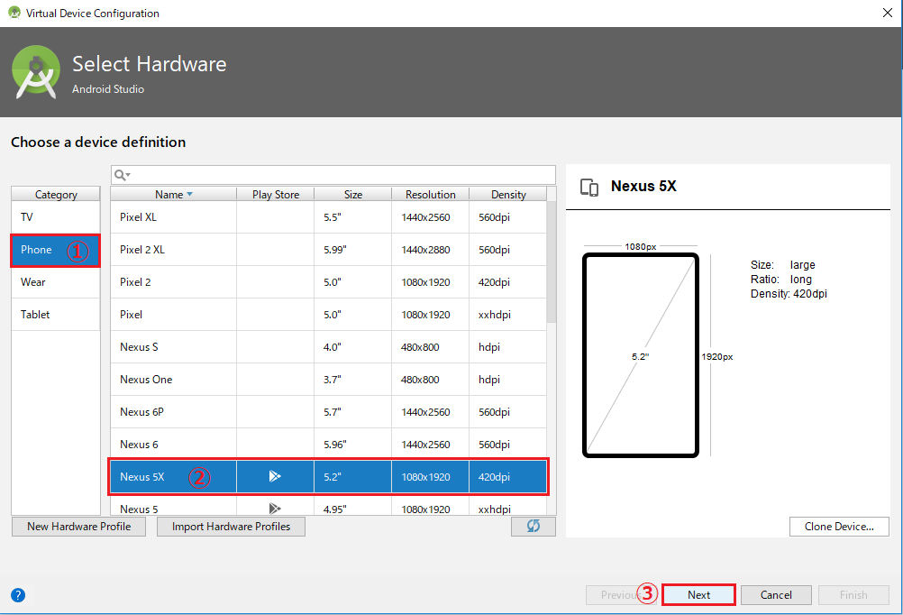 Android Studio - AVD作成の手順 #AndroidStudio - Qiita