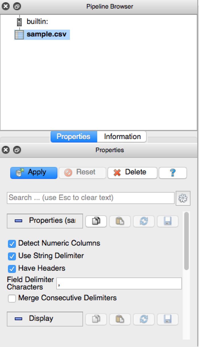 ParaViewでCSVファイルを読み込んで3次元上に点で表示する #paraview - Qiita