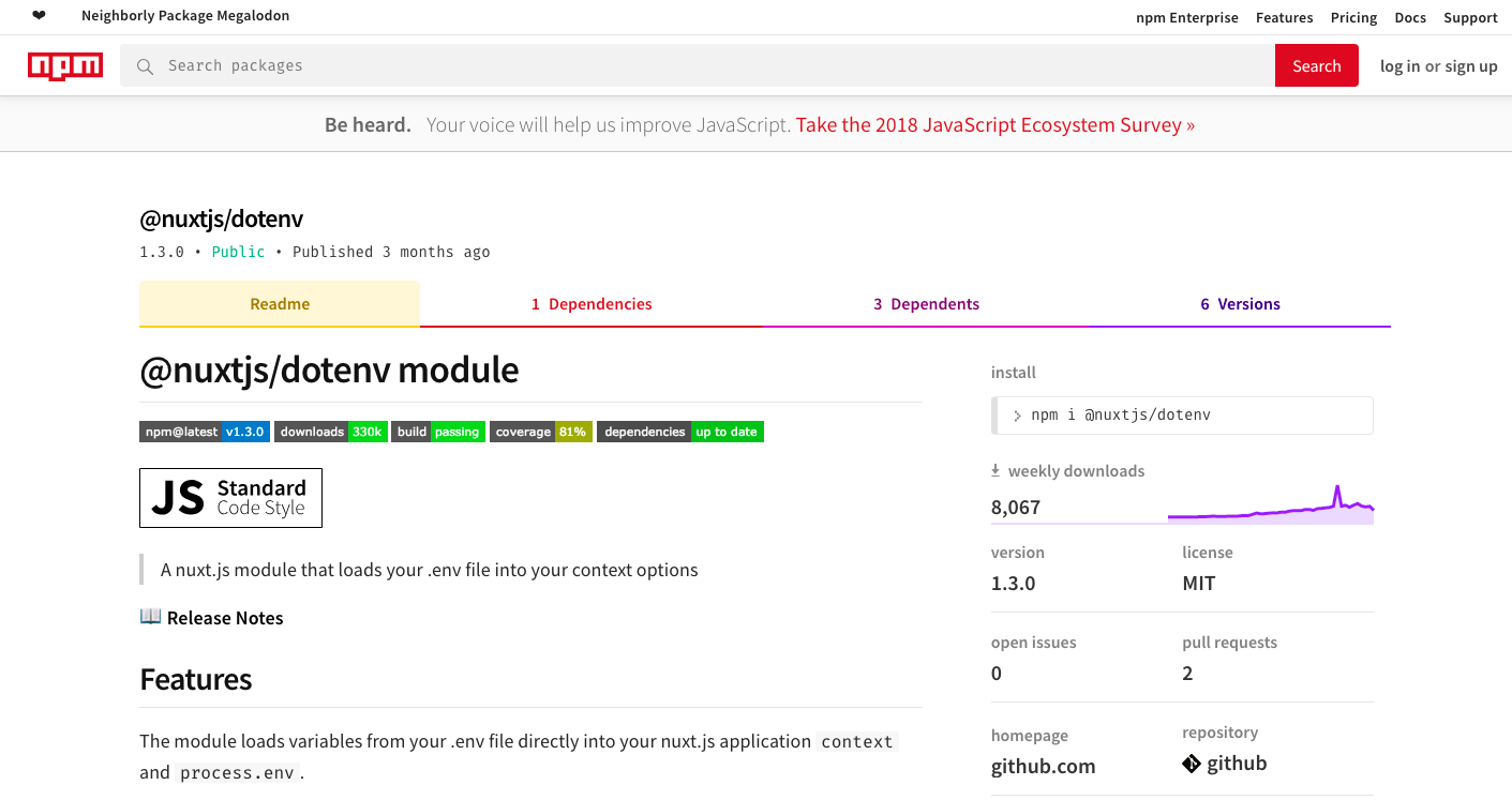 Nuxt.jsにおけるenvファイルの利用(初学者向けハンズオン) #Vue.js - Qiita