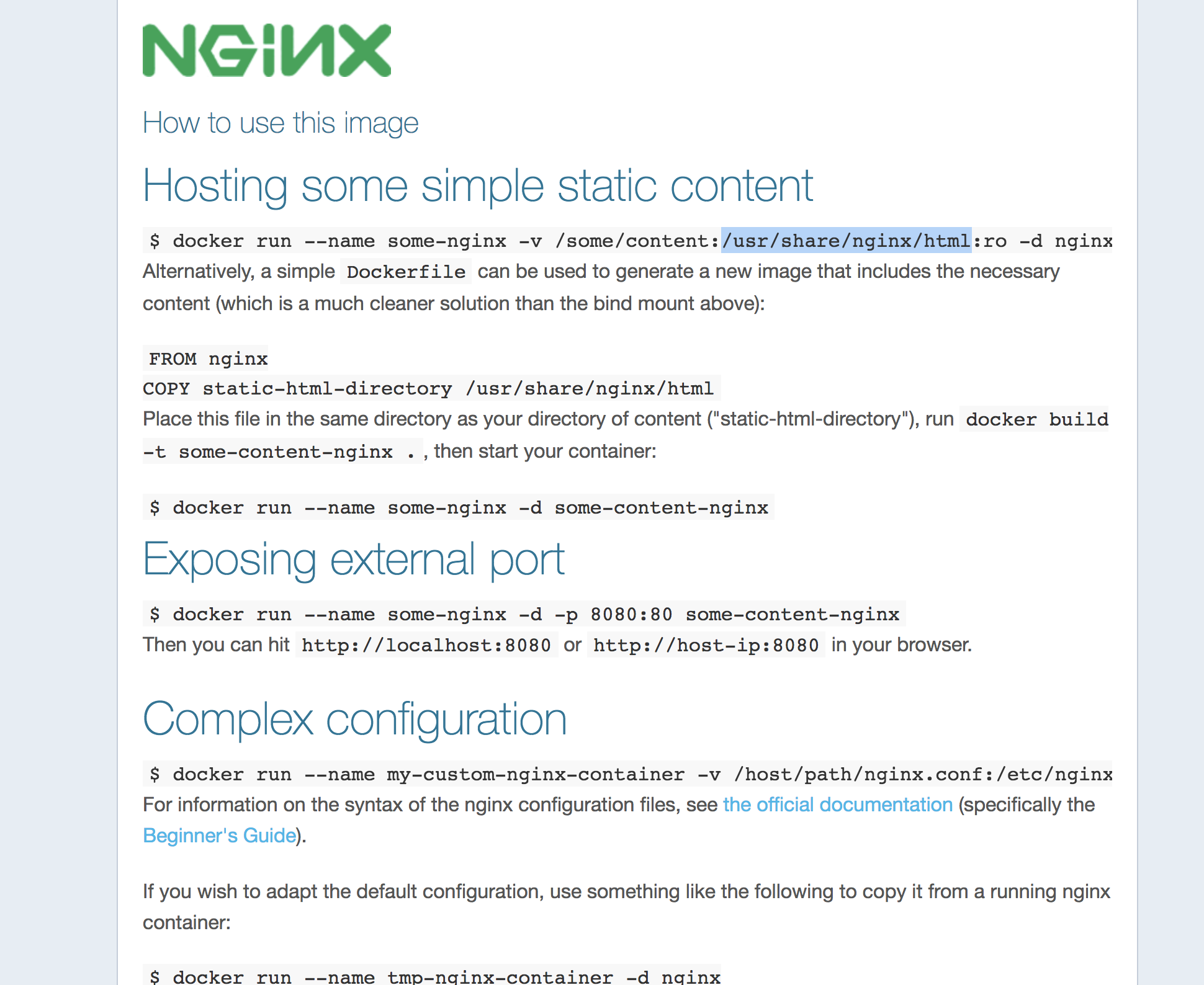 Docker入門 Nginxを動かしてみる Docker Qiita