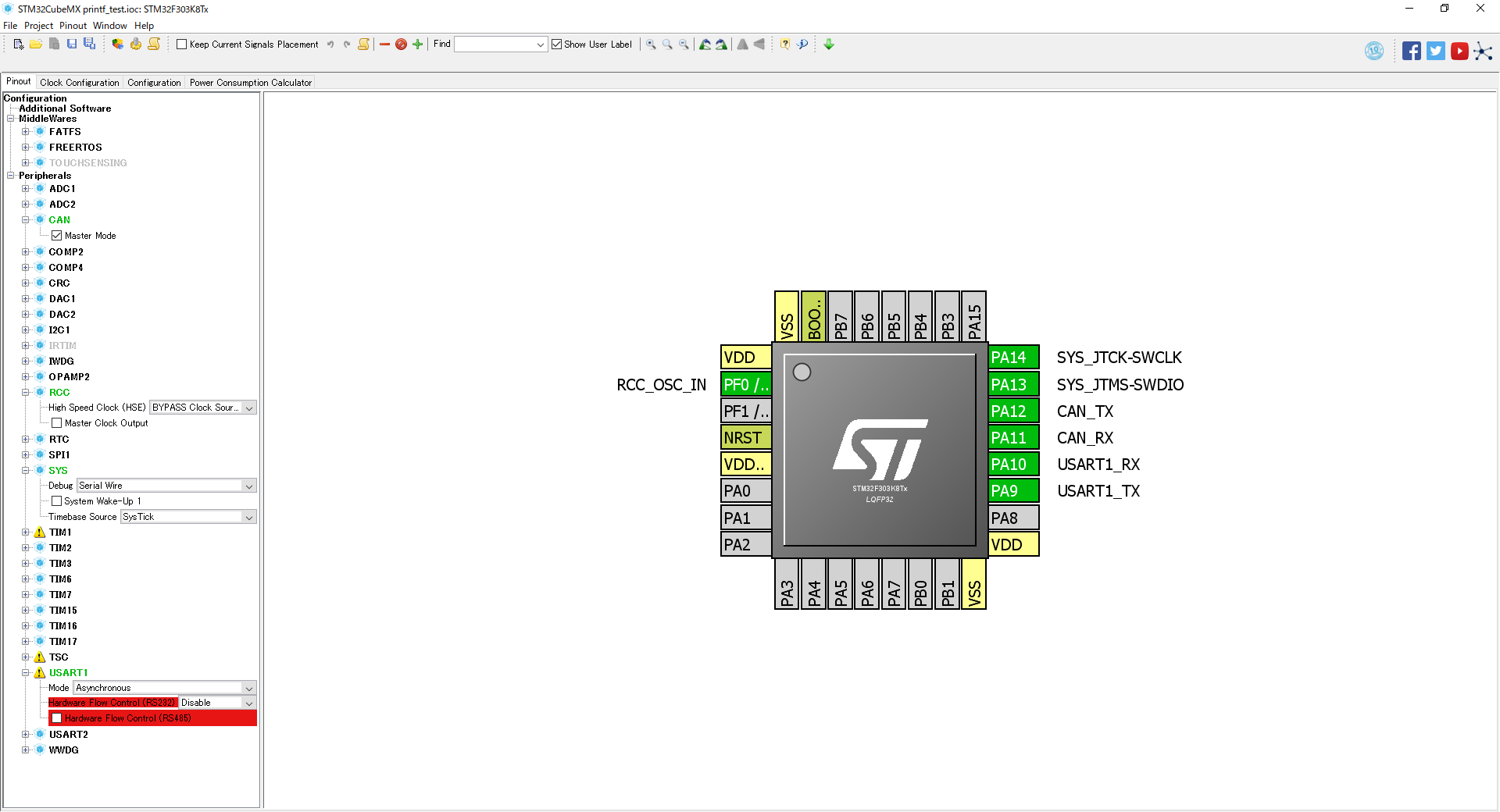 Nucleo-F303K8でCAN Bus通信を行う #nucleo - Qiita