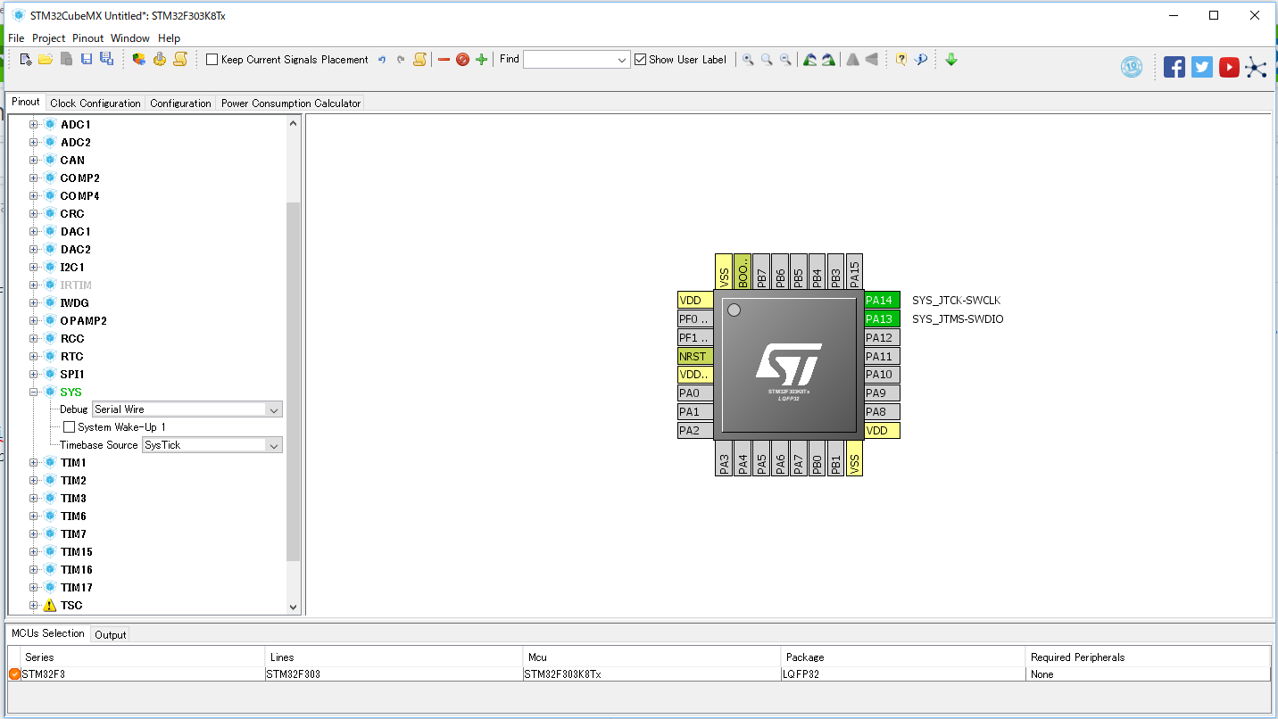 Nucleo-F303K8でprintfを使う #STM32 - Qiita