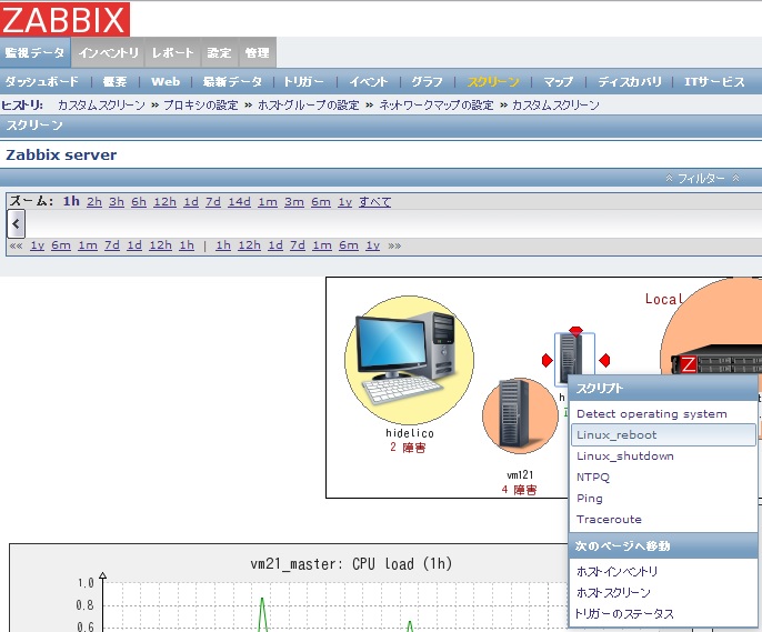 ZabbixでWEB UIから各Hostの起動制御を行えるようにする #zabbix - Qiita