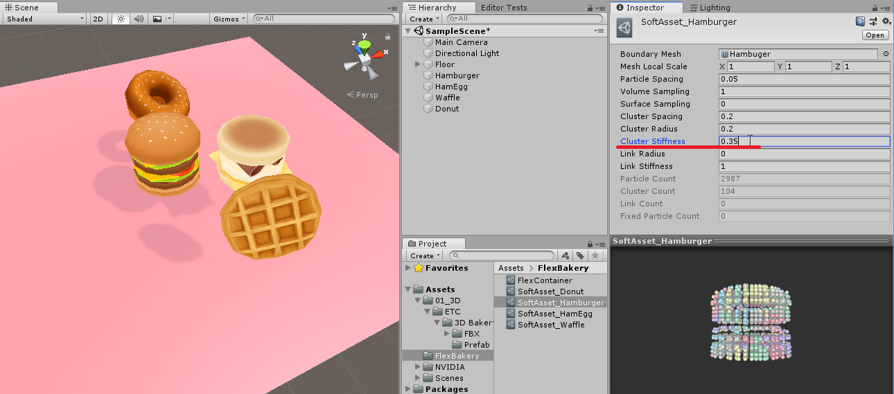 NVIDIA Flex for Unity を使ってみた #Unity - Qiita