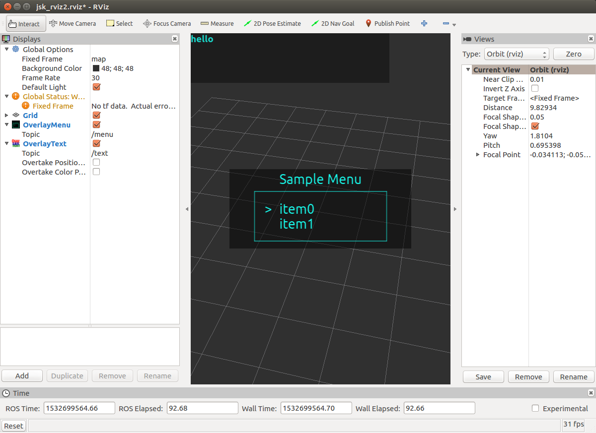 ROS講座23 jskプラグインでrviz上に情報を表示する #C++ - Qiita