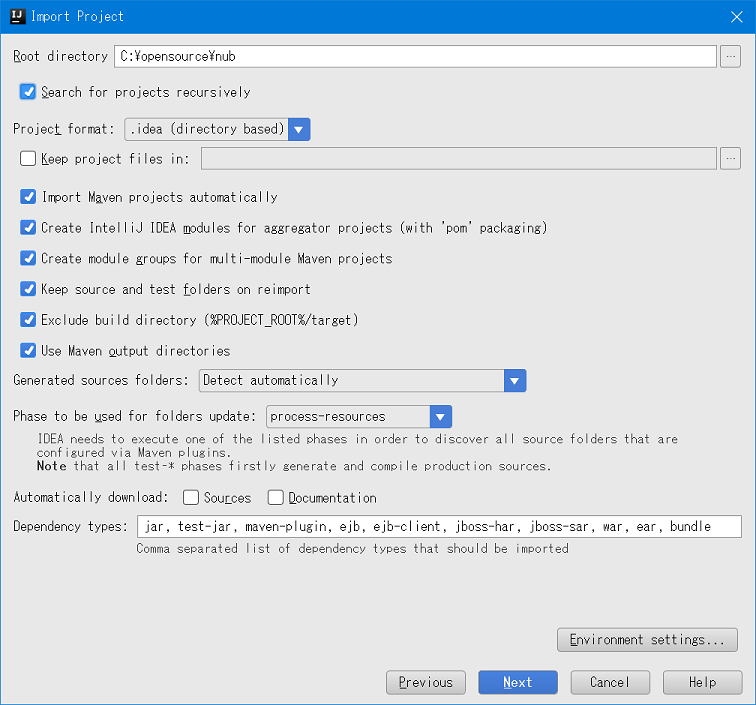 pom.xml のある Maven プロジェクトのディレクトリを IntelliJ IDEA でインポートする #IntelliJ - Qiita