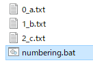.bat（バッチファイル）でファイル名先頭に連番を付加する #batch - Qiita
