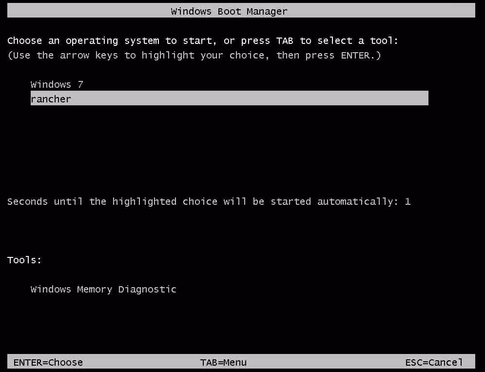 EasyBCDでwindows boot managerからISO bootし、windowsを消してRanchreOSをインストール ...