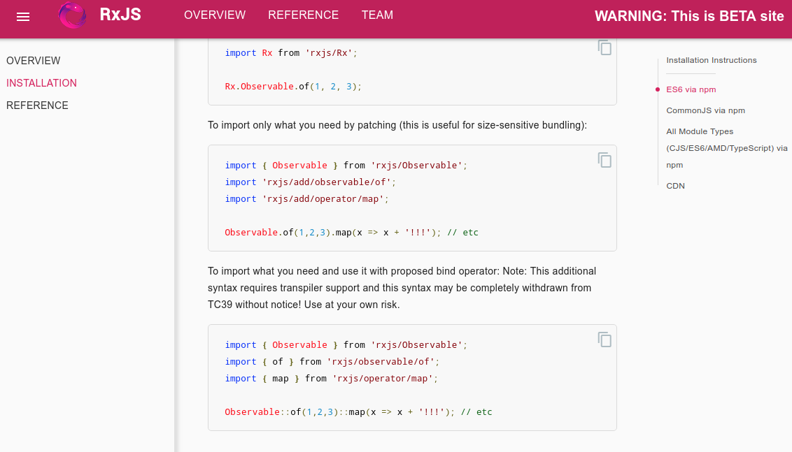 RxJSを入門しようと思ったら既存のサンプルコードがエラーになる！(RxJS 6.0) #Node.js - Qiita