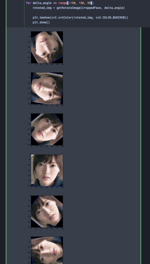 Python2.7,OpenCVで画像を回転 - not good but great