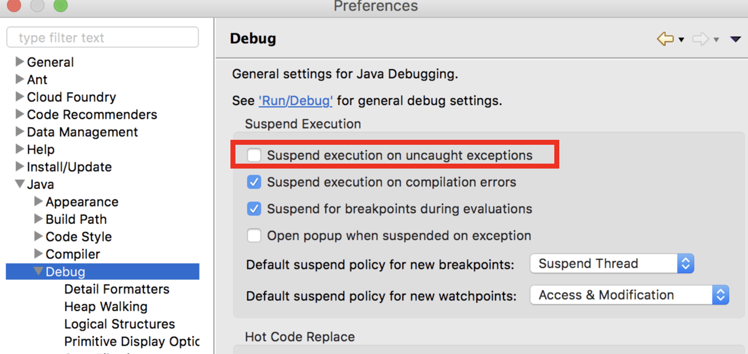 【Spring Boot Devtools】debugする際、SilentExitExceptionで止まる時の解決方法 #SpringBoot - Qiita