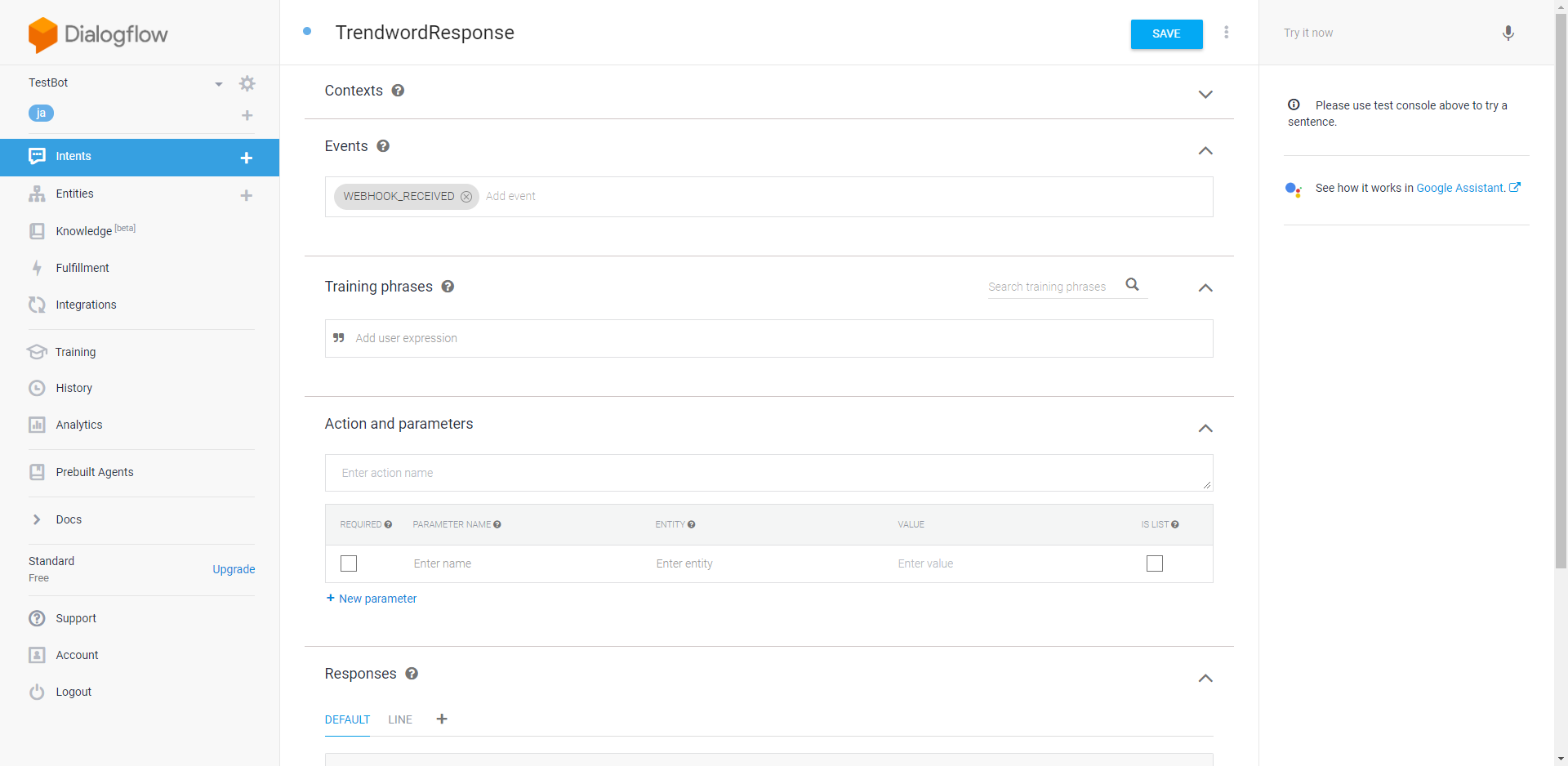Dialogflowと連携してLINE Botを作る #Node.js - Qiita