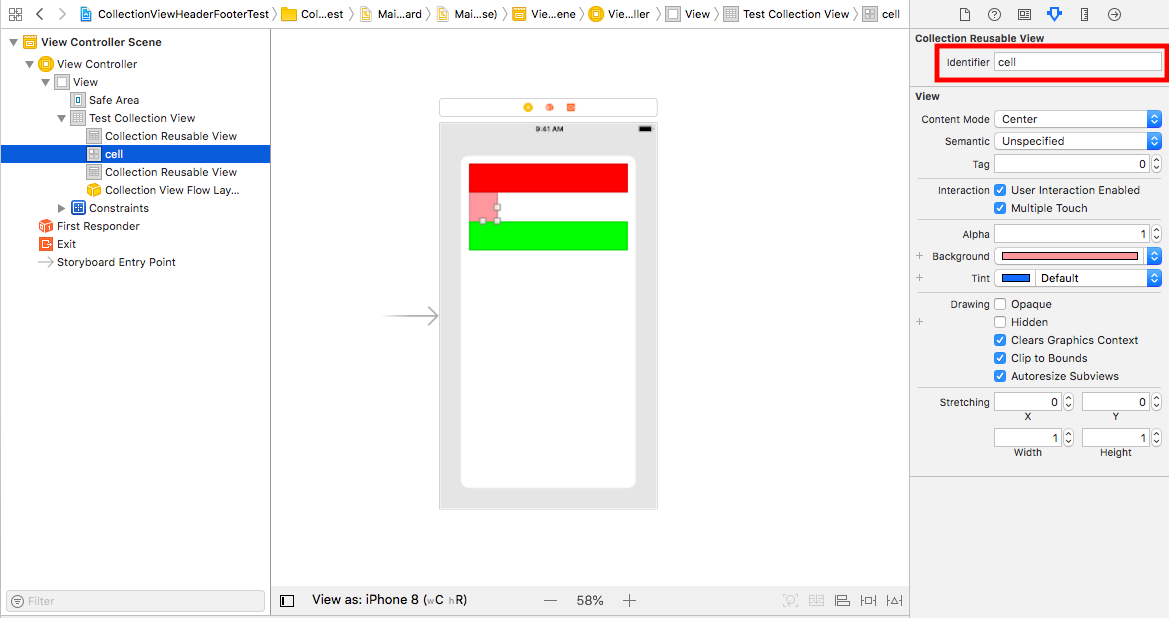 【Swift4】UICollectionViewにHeaderとFooterをつける #iOS - Qiita
