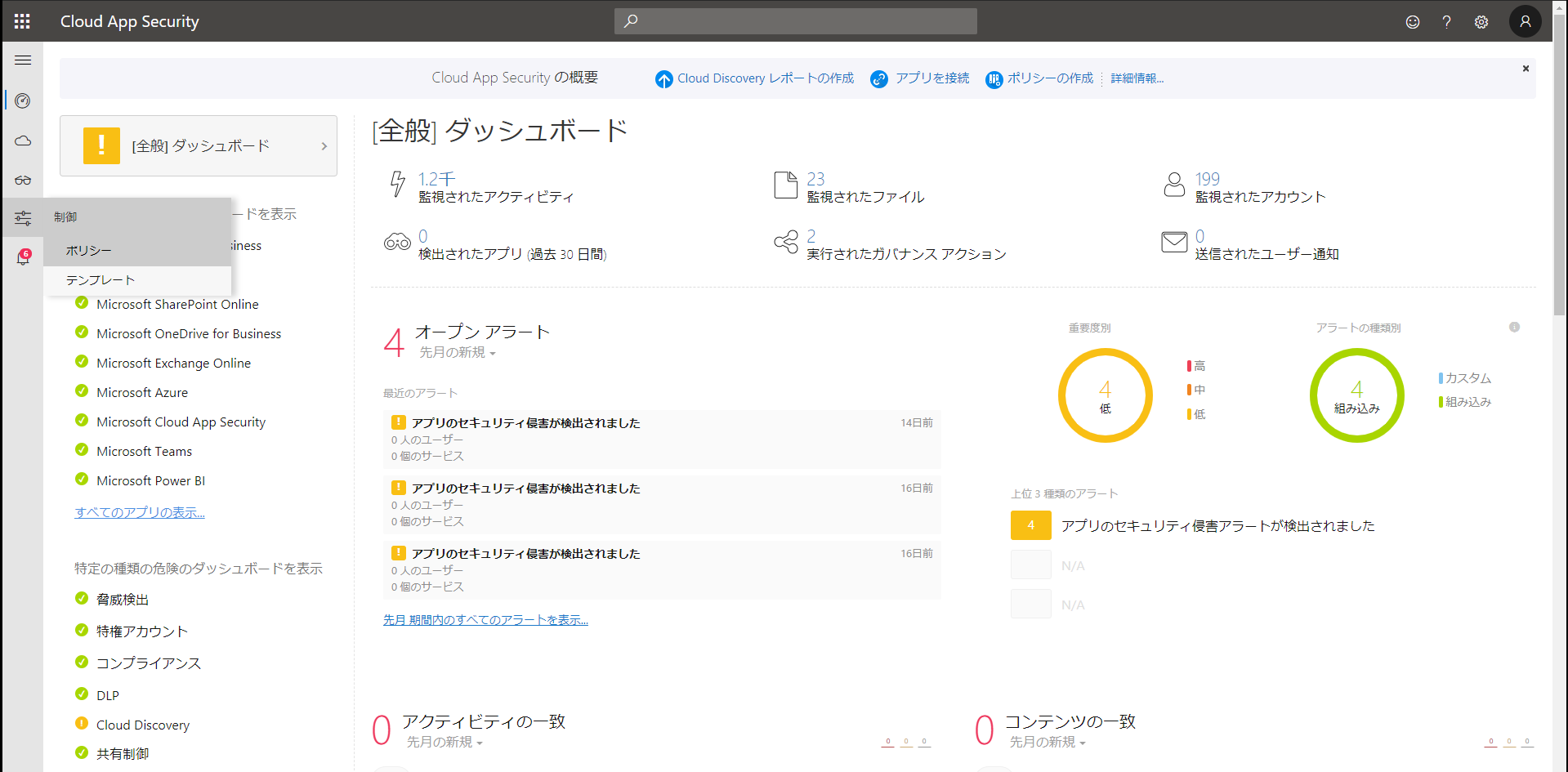 Microsoft Cloud App Security で Office 365を監視 その1 #Office365 - Qiita