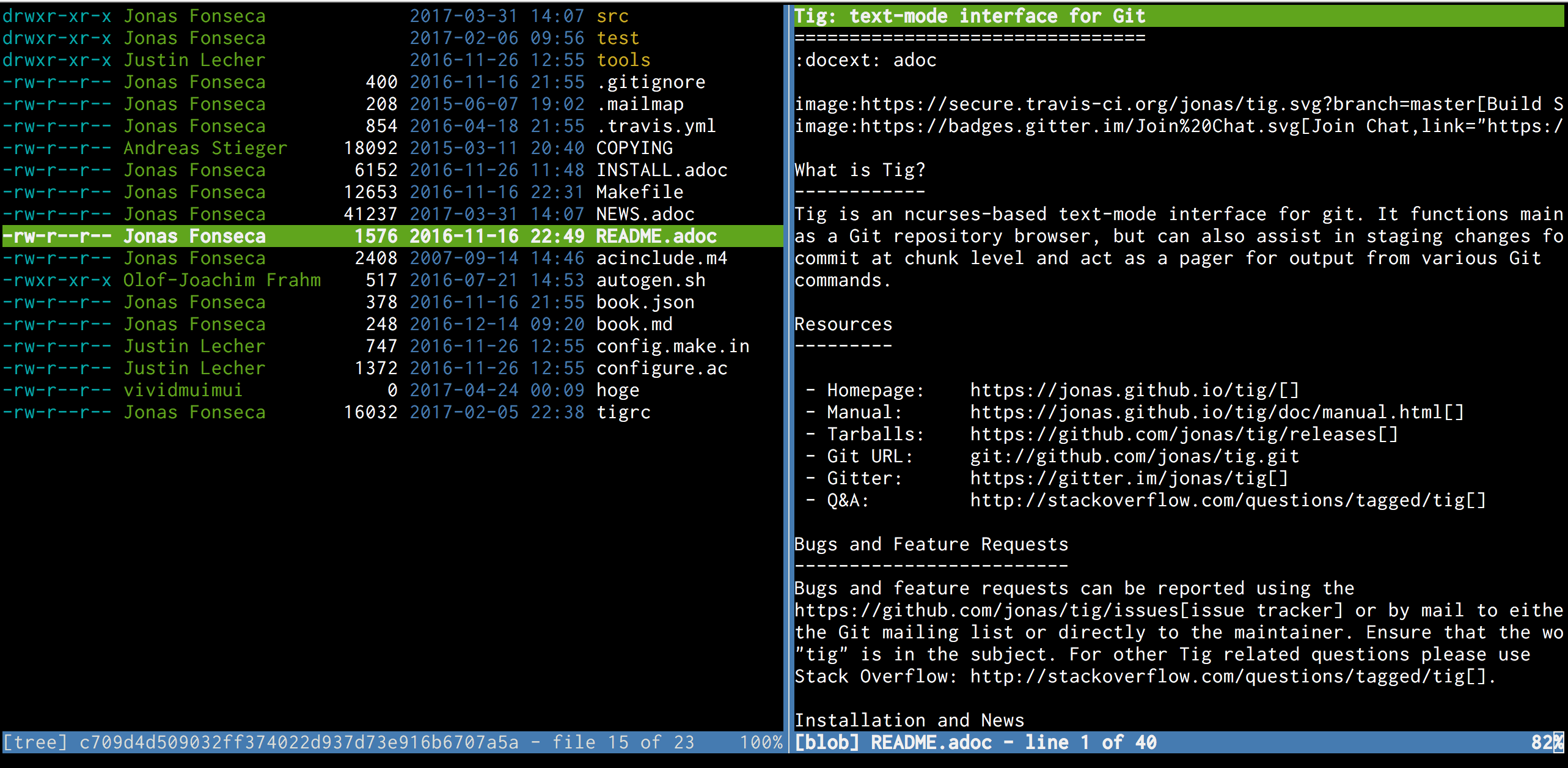 超絶便利なGitクライアントのtigのすすめ #Git - Qiita
