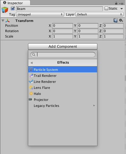 【Unity】ParticleとLineRendererで めはめ波を作ろう！ #C# - Qiita