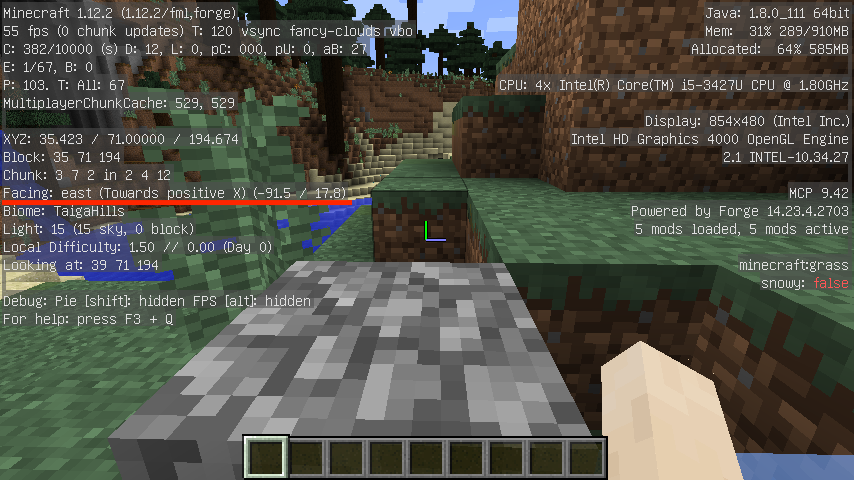 Minecraftの座標や方角について 確認した #minecraft - Qiita