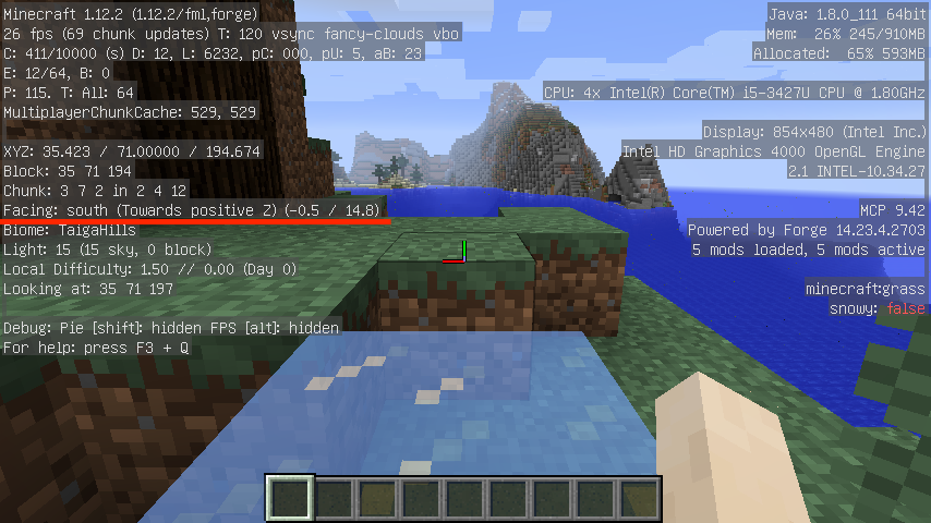 Minecraftの座標や方角について 確認した #minecraft - Qiita
