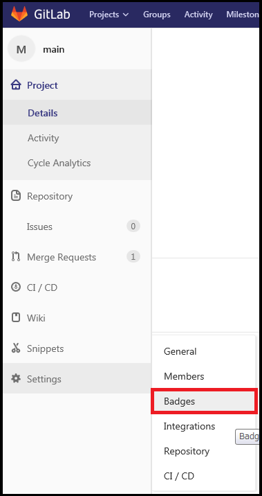 GitLabのBadges機能について #Git - Qiita