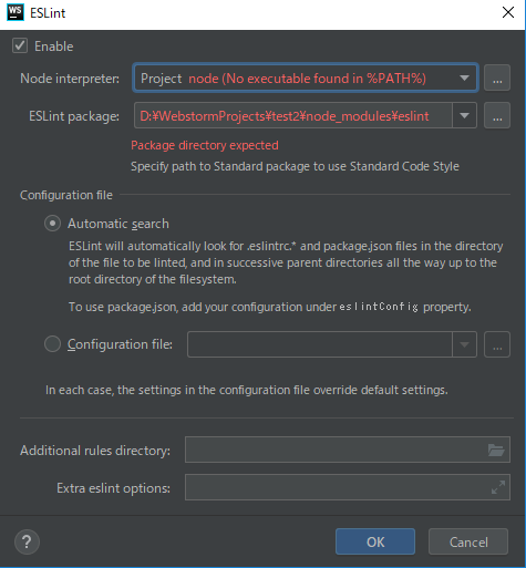 WebStormでESLintを使いたい for Windows #Windows - Qiita