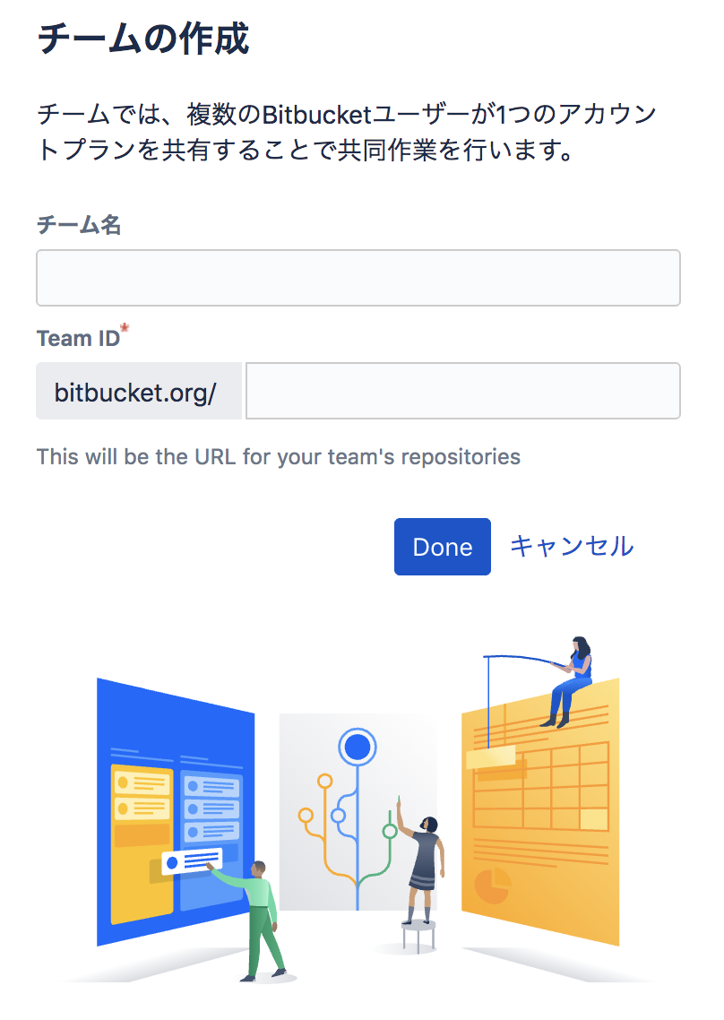 Bitbucketでチームを作成し、メンバーを追加する。 #Bitbucket - Qiita