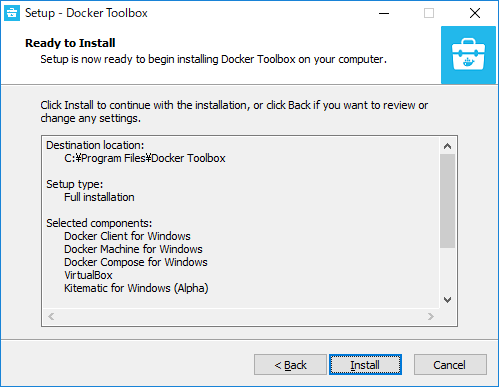 Windows環境にDocker Toolboxをインストールする #Docker-Toolbox - Qiita