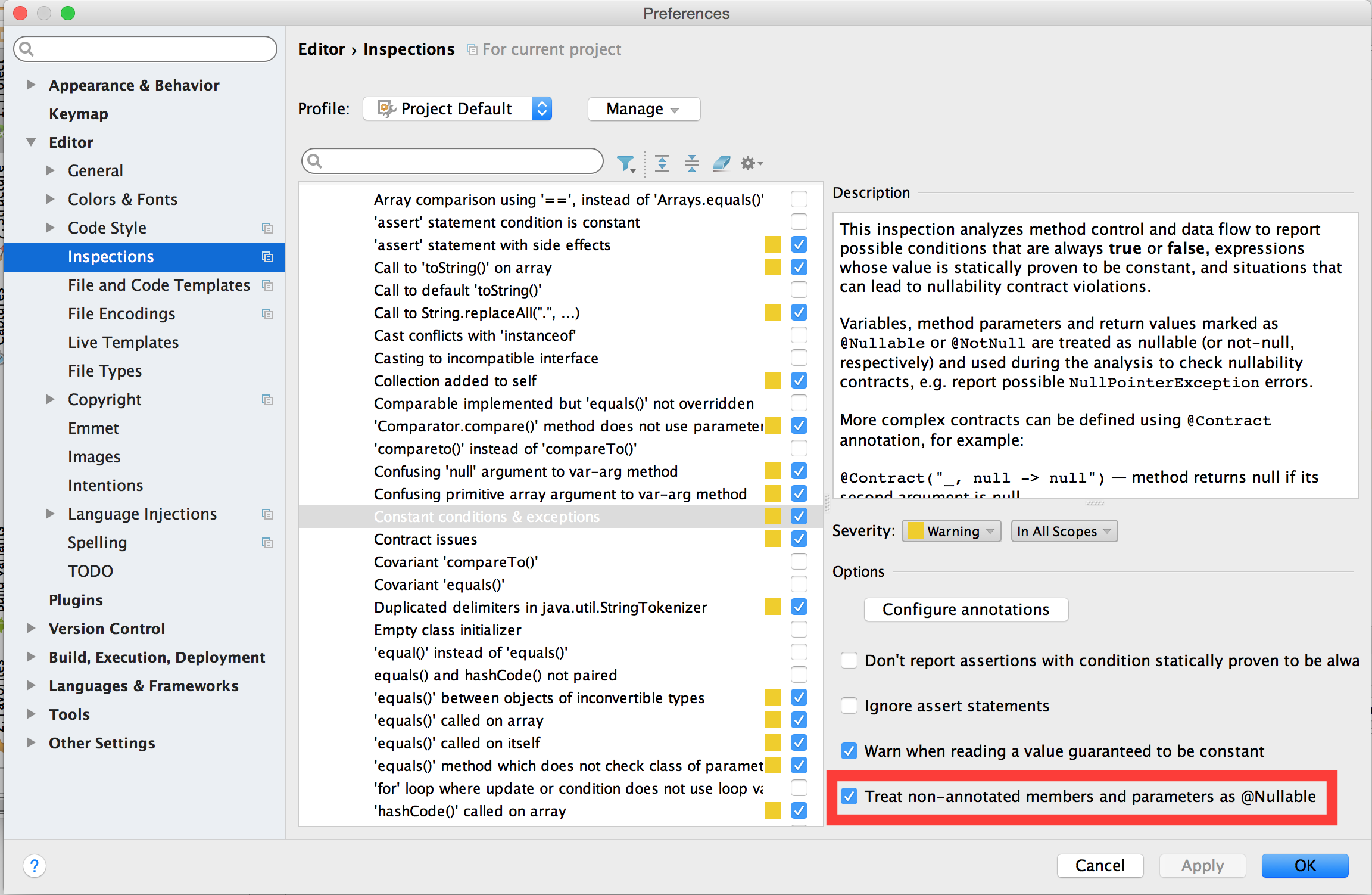 NullPointerExceptionの防止にデフォルト@Nullableにしよう #Java - Qiita