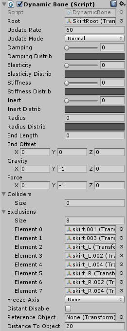 [VRChat]ふわっとしたスカートで座っても安心のDynamicBone吊りスカート #Unity - Qiita