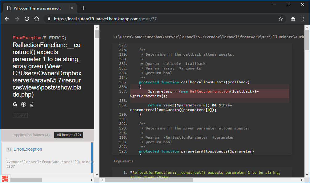 Laravel5.7: 認可 (記事の編集はオーナーに限る、などの制限) #laravel5.7 - Qiita