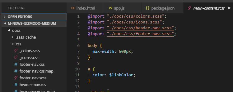 node-sassでディレクトリにあるsassの変更をwatchして勝手にコンパイルしてくれる（yarn環境） #Sass - Qiita