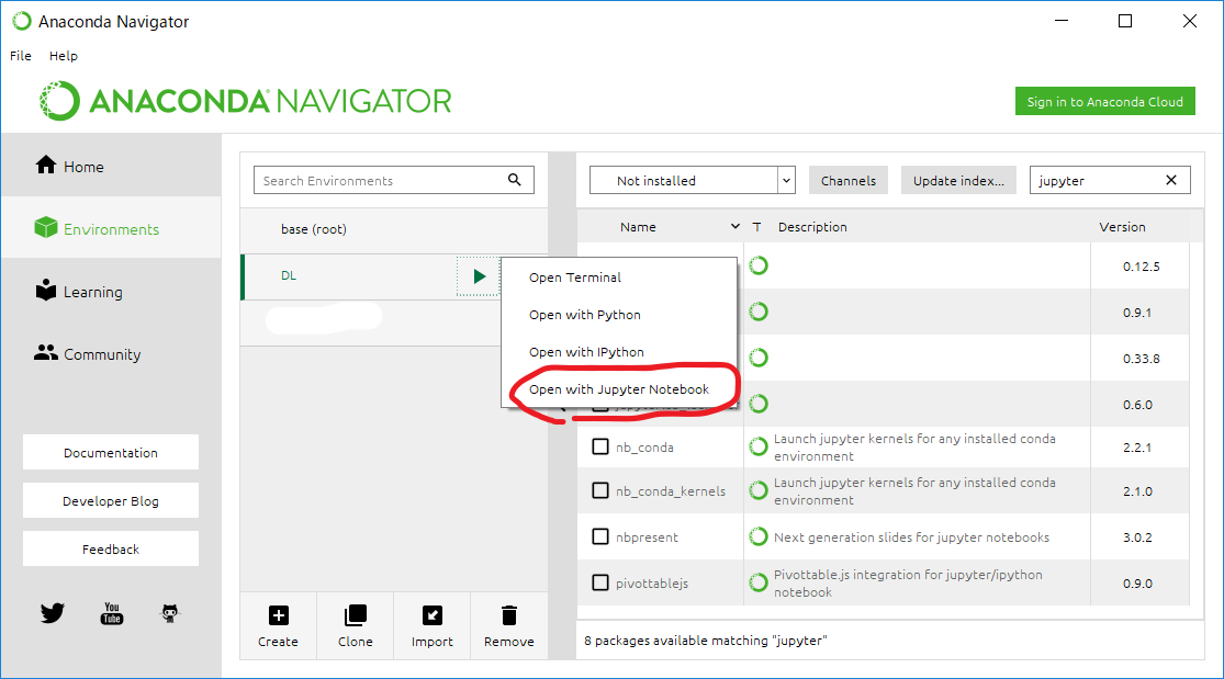 Anaconda NavigatorでTensorFlowやChainerをインストール #Python - Qiita