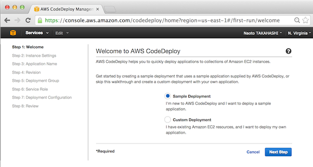 AWS CodeDeployを使ってみる #AWS - Qiita