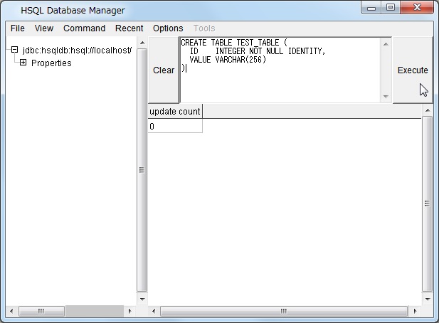 HSQLDB使い方メモ #Java - Qiita
