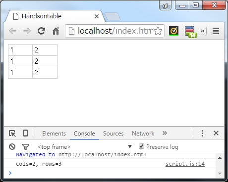 Handsontable 使い方メモ4（メソッド） #JavaScript - Qiita