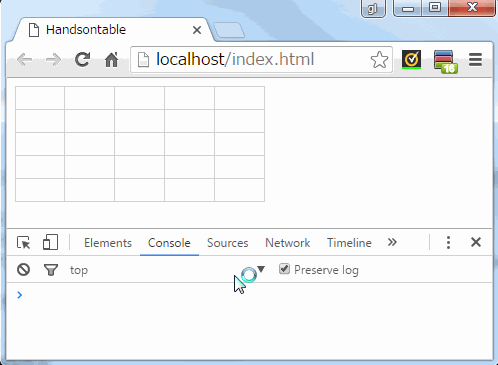Handsontable 使い方メモ1（基本） #JavaScript - Qiita