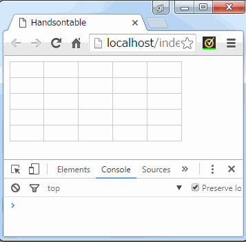 Handsontable 使い方メモ1（基本） #JavaScript - Qiita