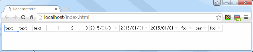 Handsontable 使い方メモ3（カラム・セルオプション） #JavaScript - Qiita