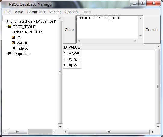 HSQLDB使い方メモ #Java - Qiita