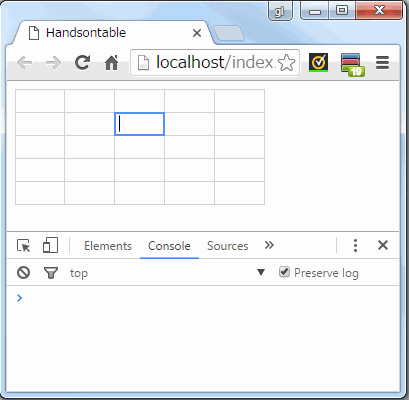 Handsontable 使い方メモ1（基本） #JavaScript - Qiita