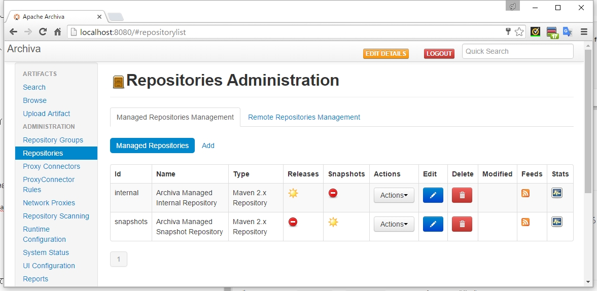 Apache Archiva 使い方メモ #Java - Qiita