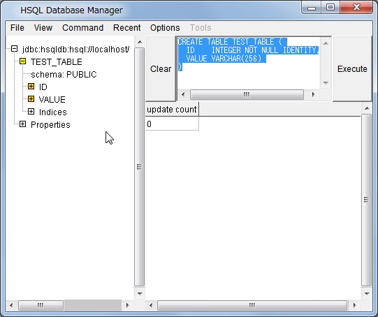 HSQLDB使い方メモ #Java - Qiita