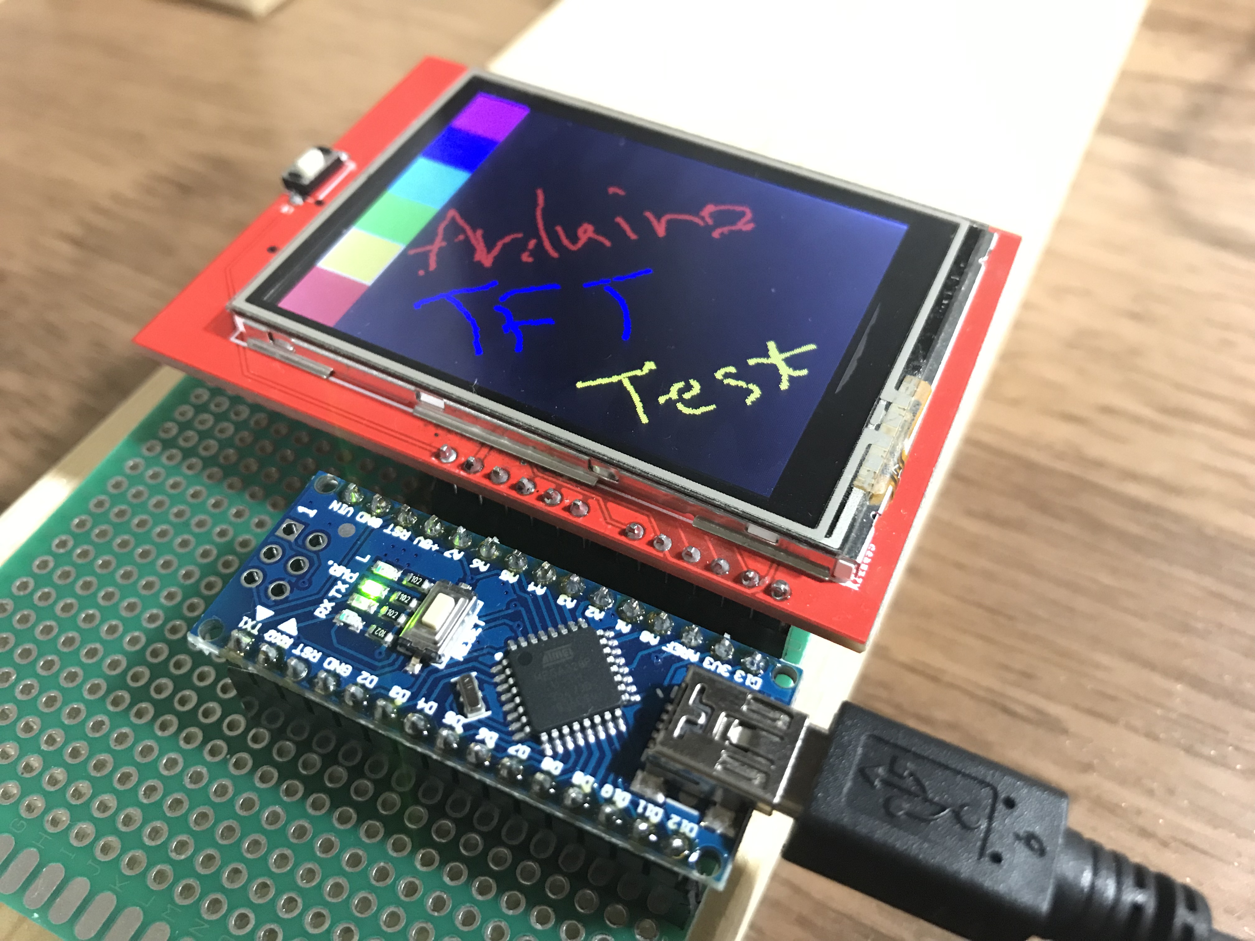 Arduino Nanoで2.4インチ 240x320 TFTディスプレイのタッチパネルを使ってみる #液晶ディスプレイ - Qiita