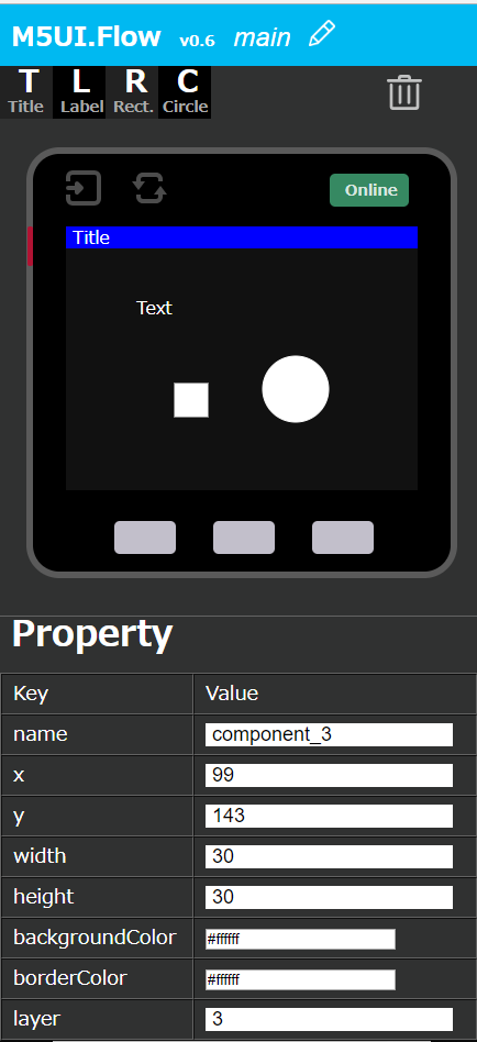 M5stack(M5GO)とM5UI.Flowであそんでみた #M5stack - Qiita