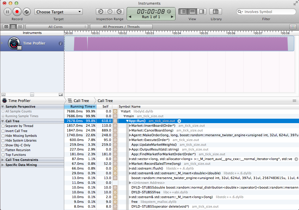 Mac上でC++で書いたCUIプログラムのプロファイルを取得 #Mac - Qiita