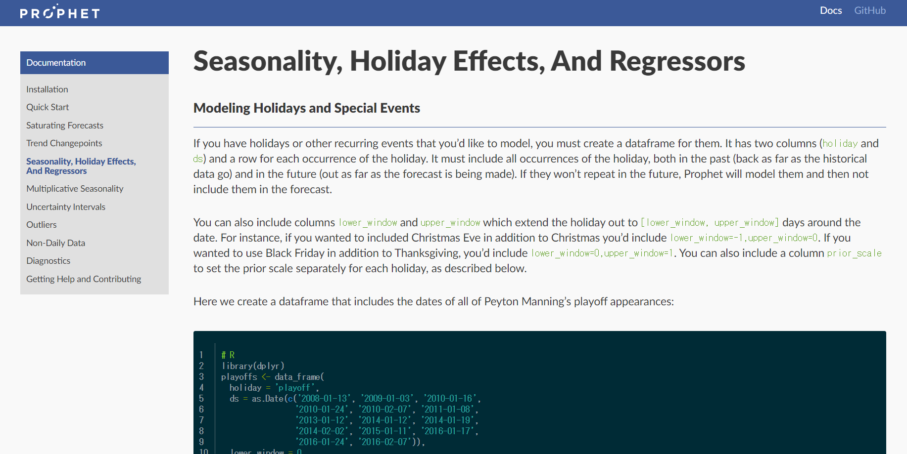 時系列解析ライブラリProphet 公式ドキュメント翻訳6（周期性・イベント効果・説明変数の追加編） #Python3 - Qiita